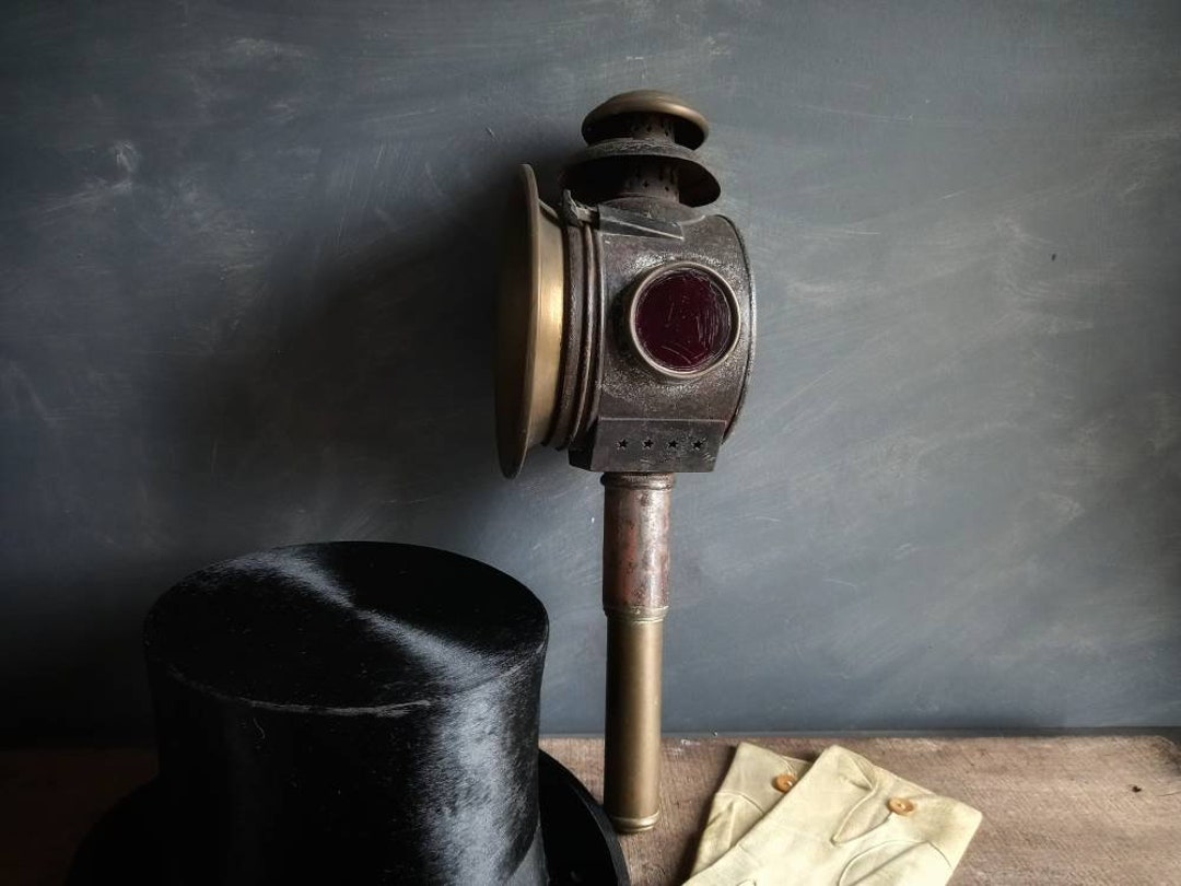 Victorian Carriage Lamp. French Antique Carriage Lamp. Gothic Candle ...