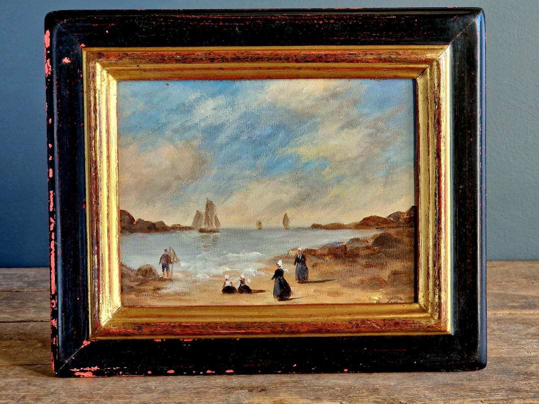 French Oil Painting French Art France Seascape Painting Vintage French ...