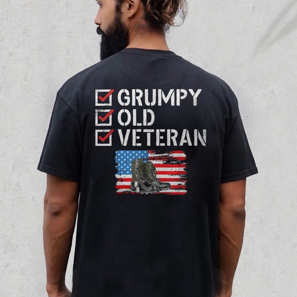 Grumpy Veteran Shirt - Etsy