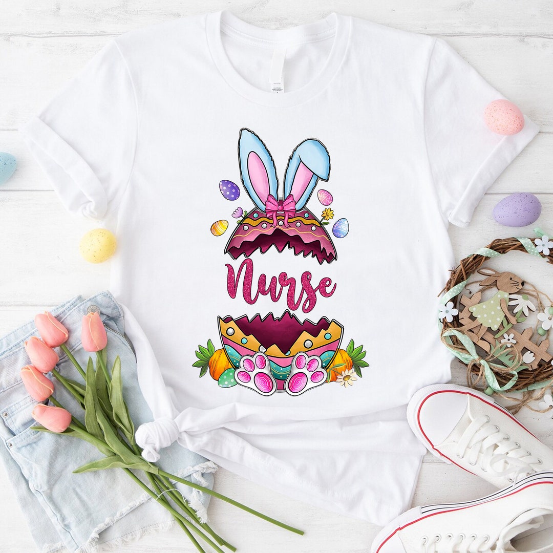 Nurse Easter Egg Shirts, Nurse Shirts, Easter Nurse Shirt, Easter Gifts ...