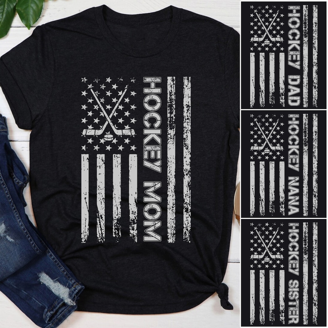 Hockey Family Shirt, Hockey Mom Shirt, Hockey Dad Shirt, Hockey Grandma ...