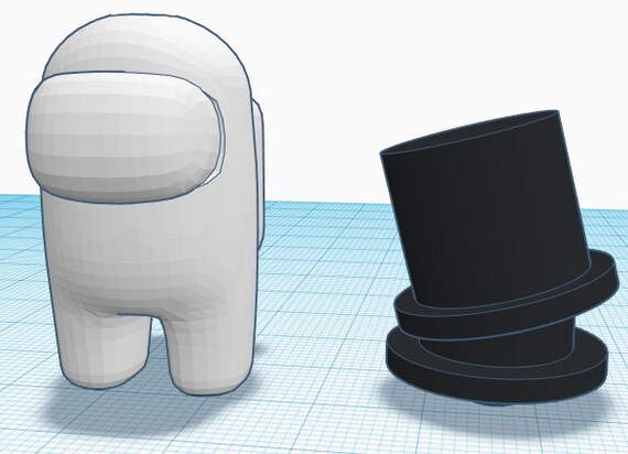 Among Us Crewmate With Hat | Etsy