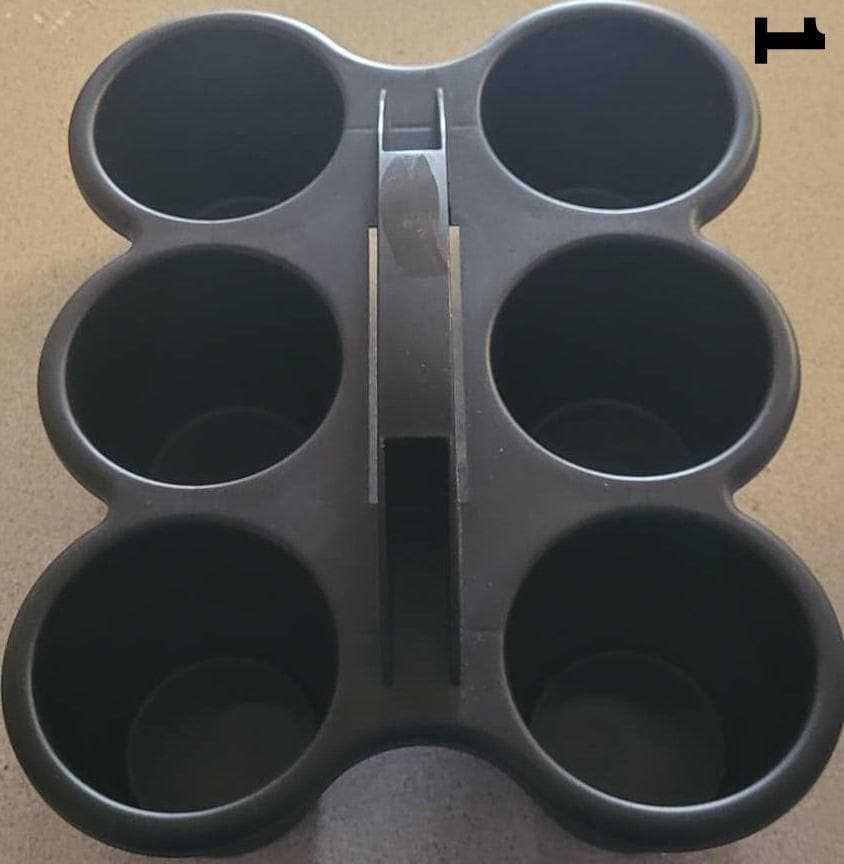 6-cup Drink Carrier: Personalized Vinyl Design, Coffee Runs & Events - Etsy