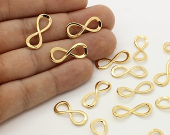 Jewelry Making & Beading Craft Supplies & Tools Gold Infinity Connector ...