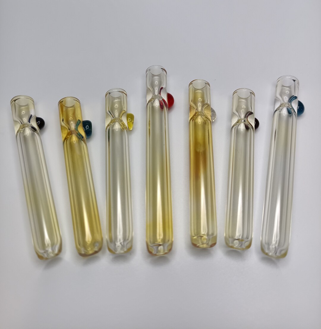 Color Changing Onie Pipe With Assorted Color Anti-roll Dots - Silver ...