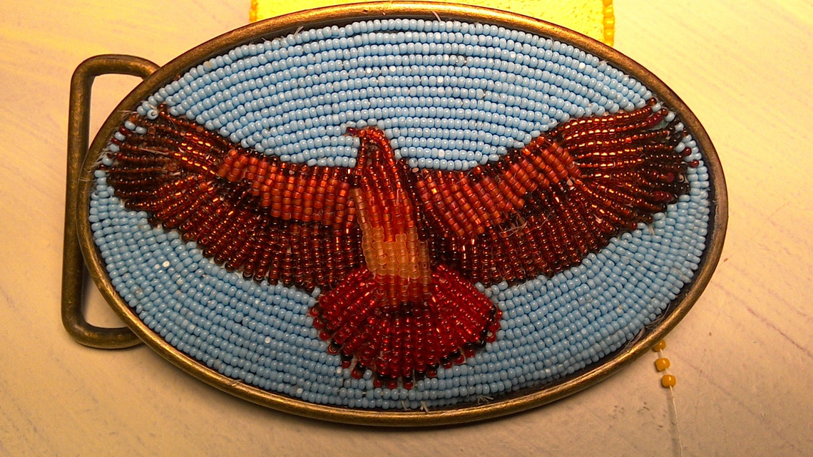 Redtail Hawk Belt Buckle - Etsy