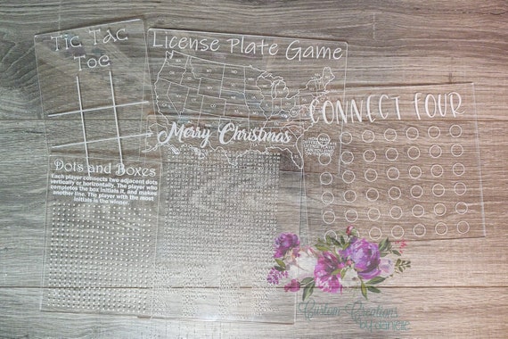 Acrylic Activity Pack SVG File - Etsy