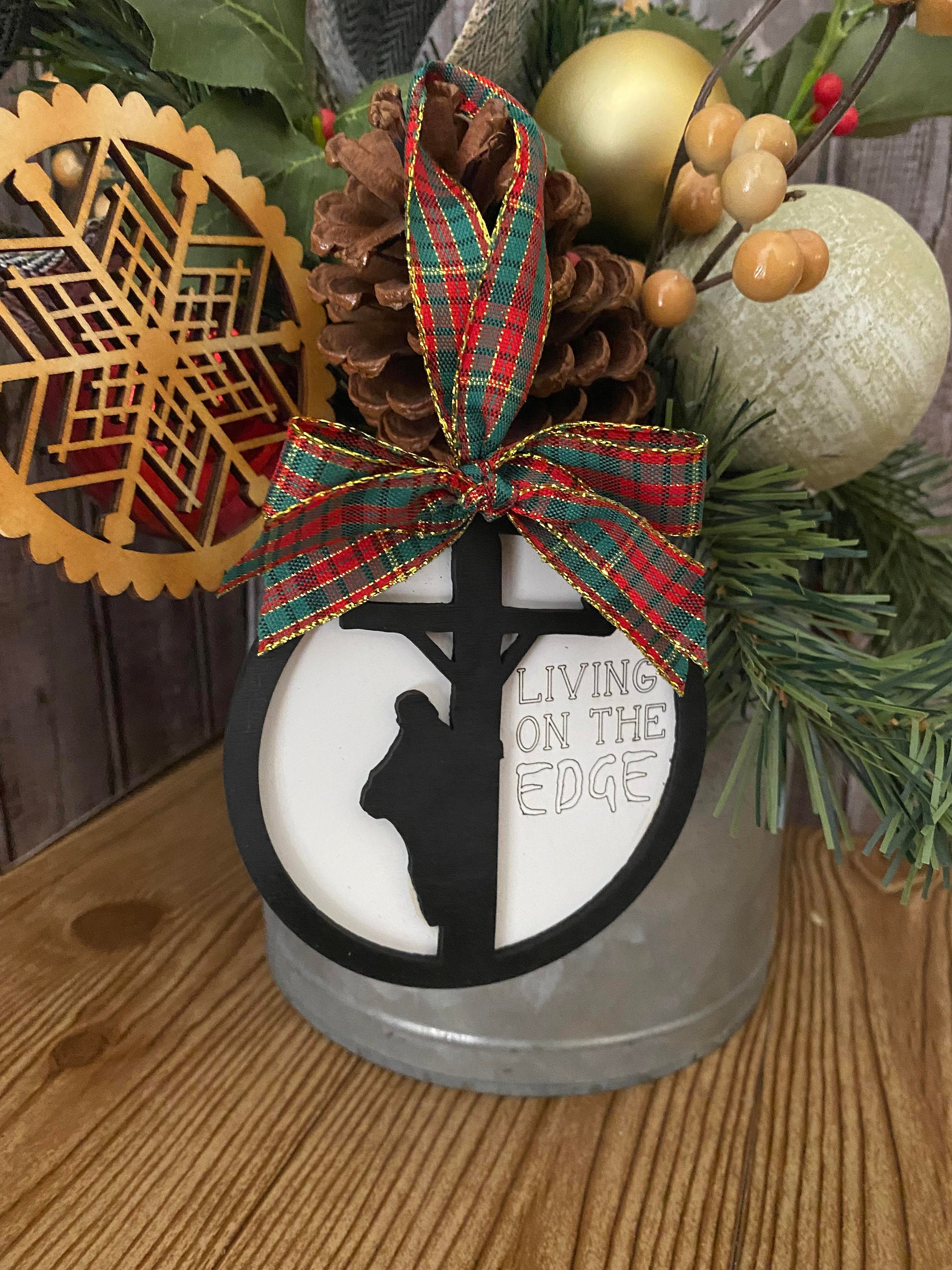 Lineman/linewife Ornament SVG Digital File - Etsy