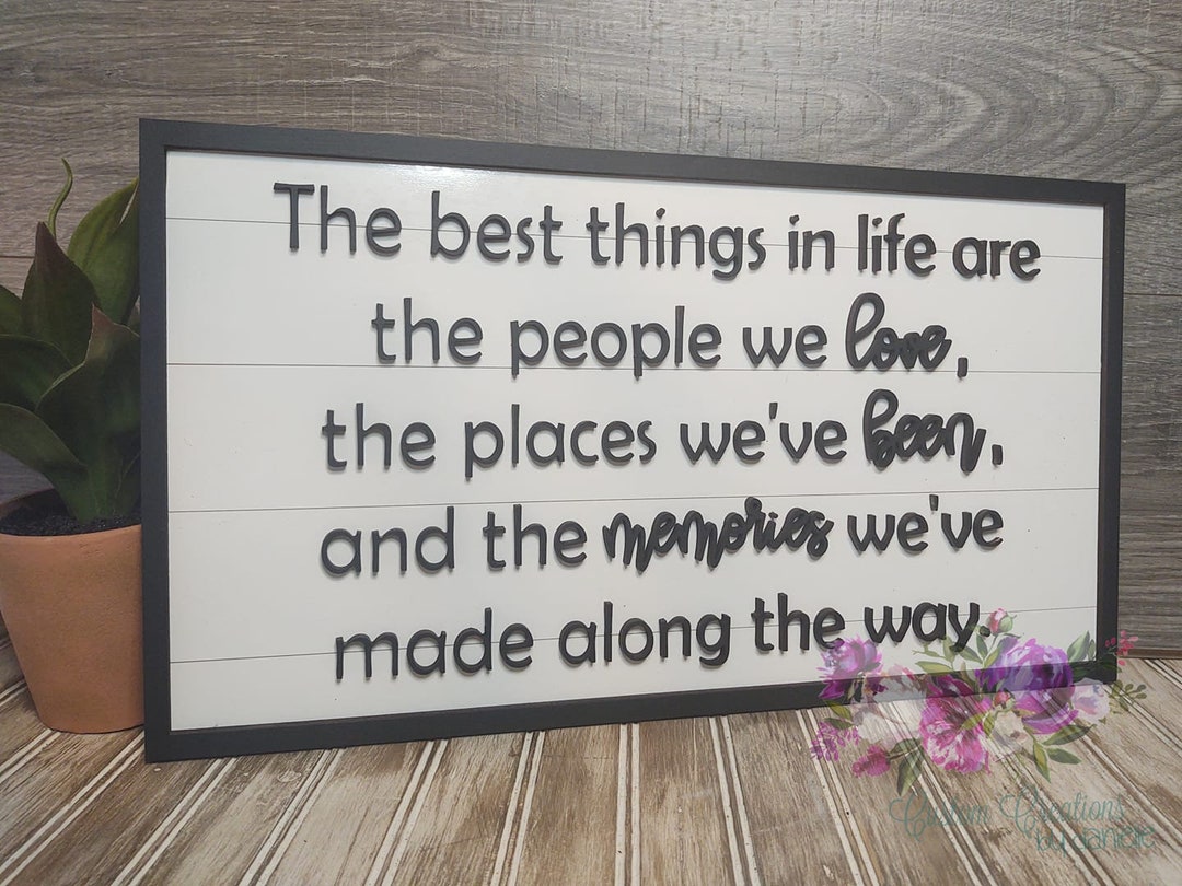 The Best Things in Life Laser SVG - Etsy