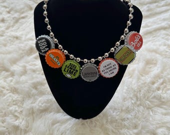 Bottle Cap Necklace - Etsy