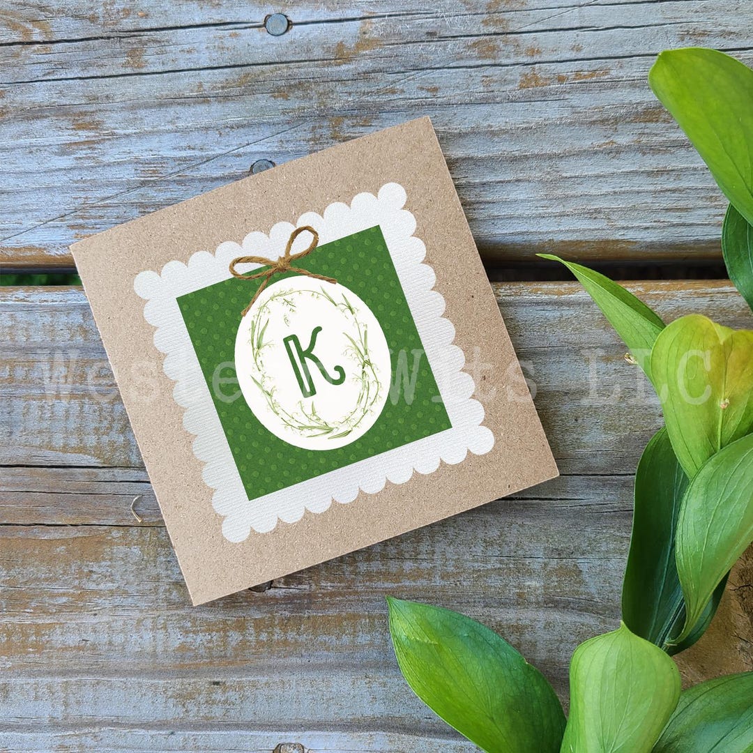 May Lily of the Valley Birth Month Floral Wreath Card -handmade ...
