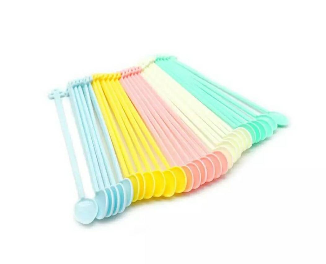30 Small Long Handle Plastic Resin Stirring Spoons/stirrer - Etsy UK