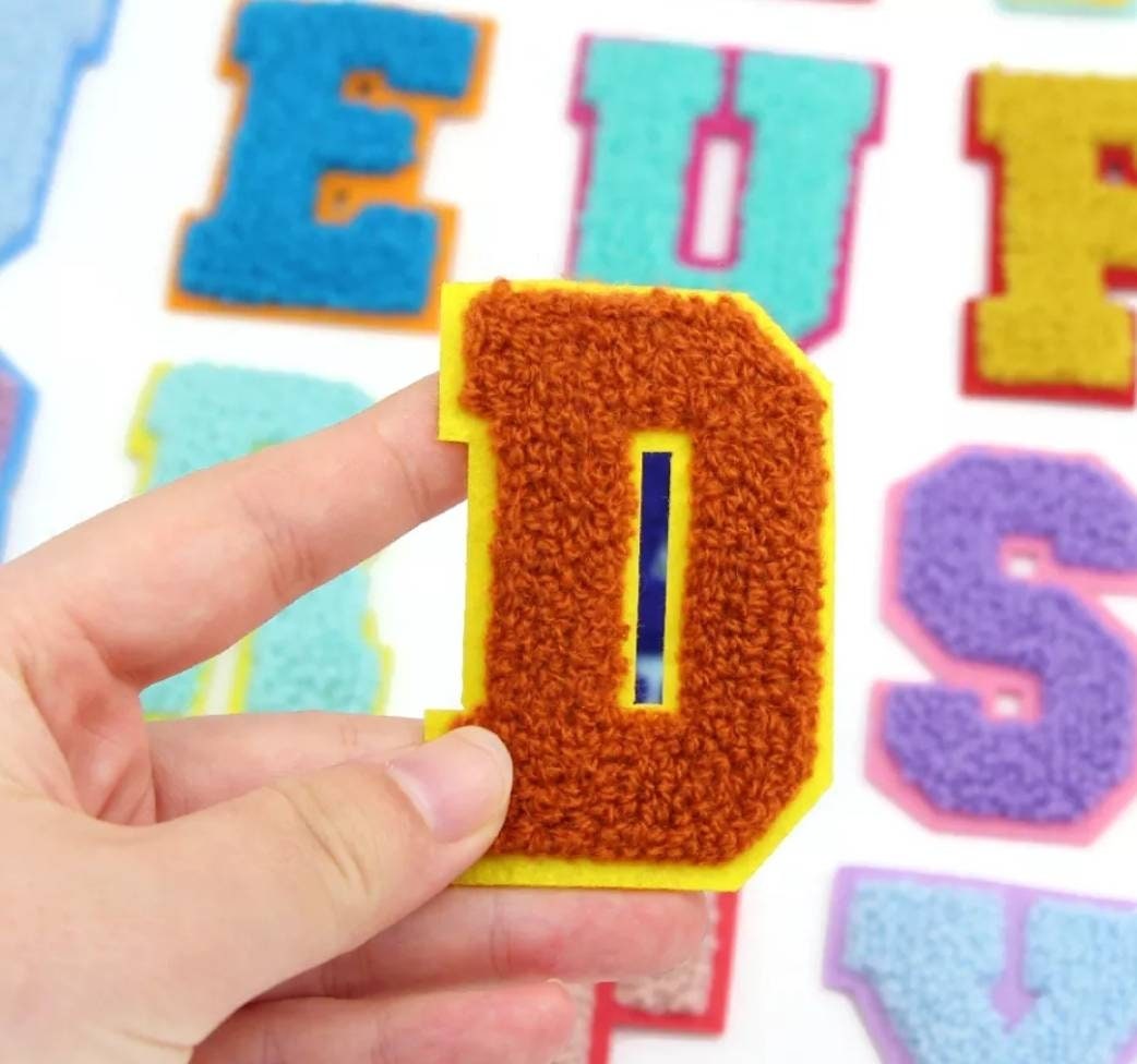 Letter Patches Alphabet Iron/sew on Patch Embroidered - Etsy UK