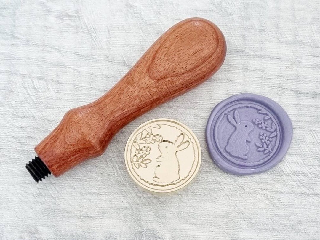Easter Bunny Wax Seal Stamp, Cute Rabbit Wax Beads Sealing Stamper ...
