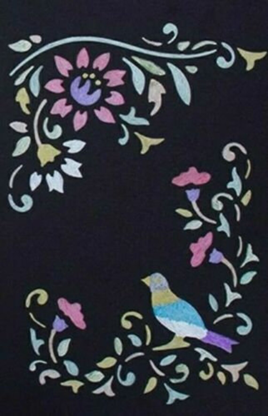 Bird/flower Stencil-reusable Template-layering - Etsy