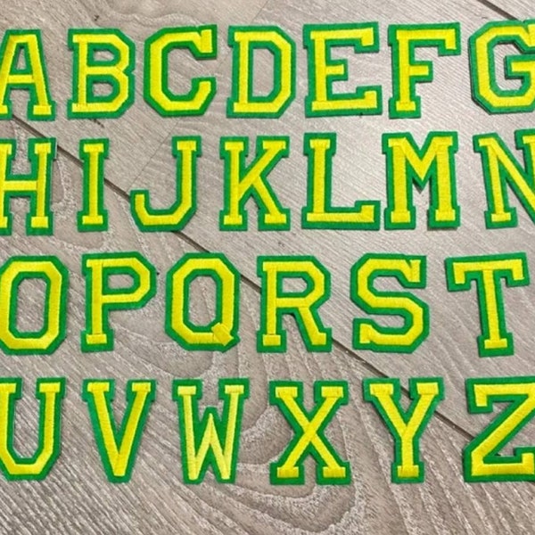 Yellow and Green Varsity Jacket - Etsy