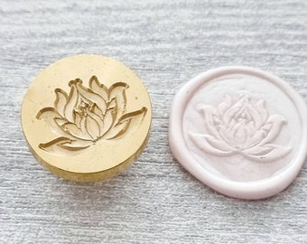 Lotus Flower Stamp | Etsy
