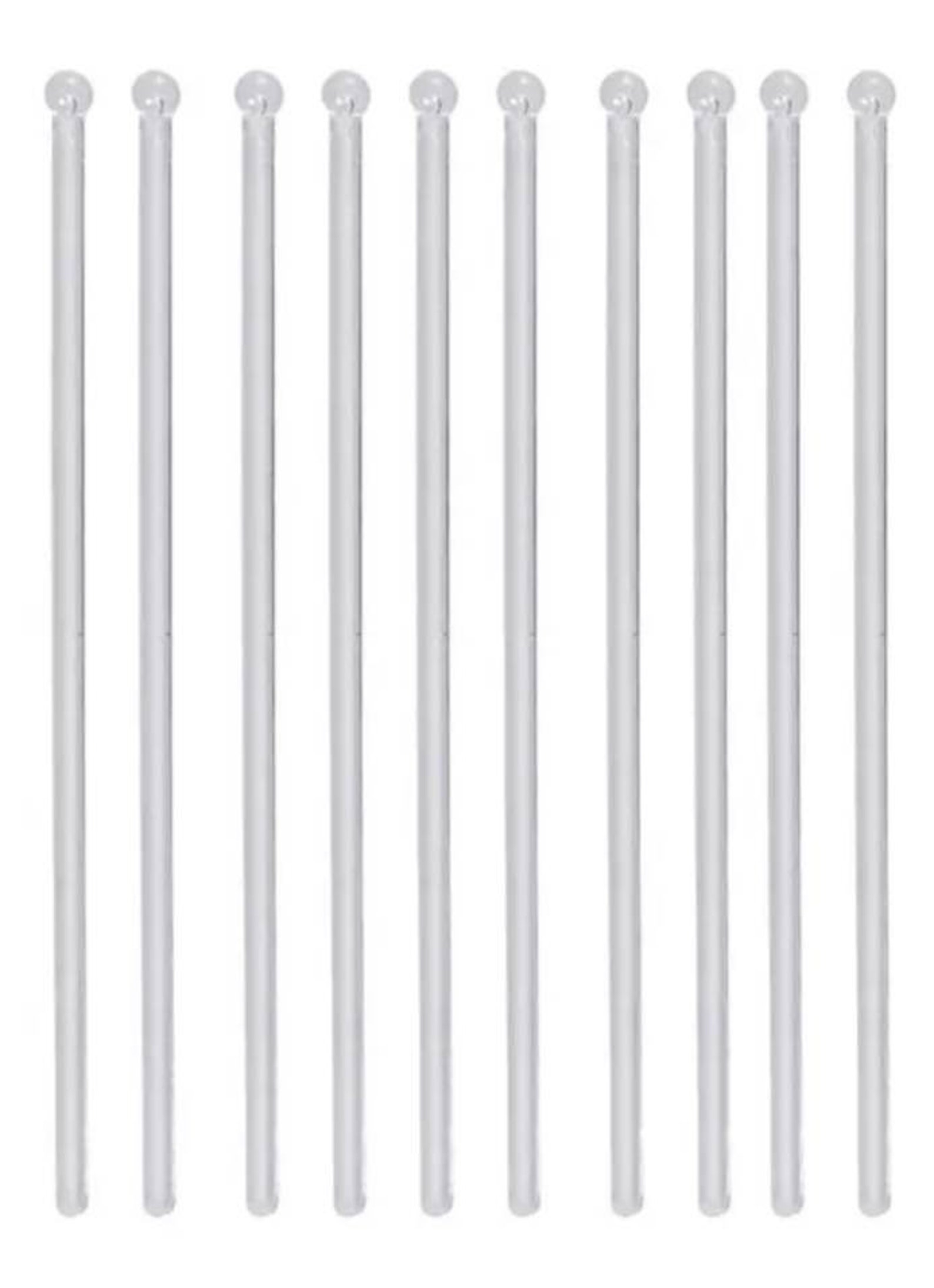 30 Resin Stirrers Cake Topper Flat Sticks Clear Transparent - Etsy UK