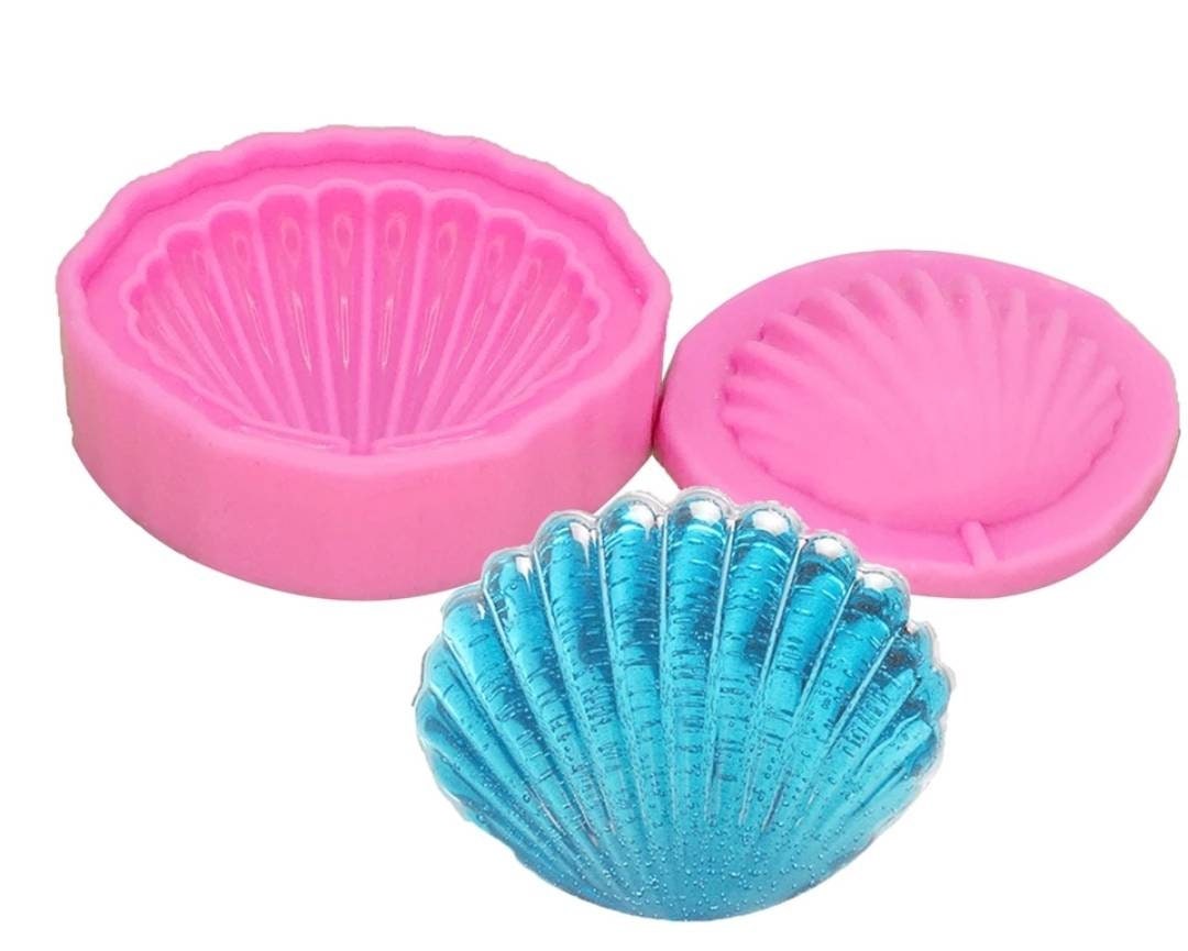 3D Shell Silicone Mould-seashell/clam Resin Silicon Mold-chocolate ...