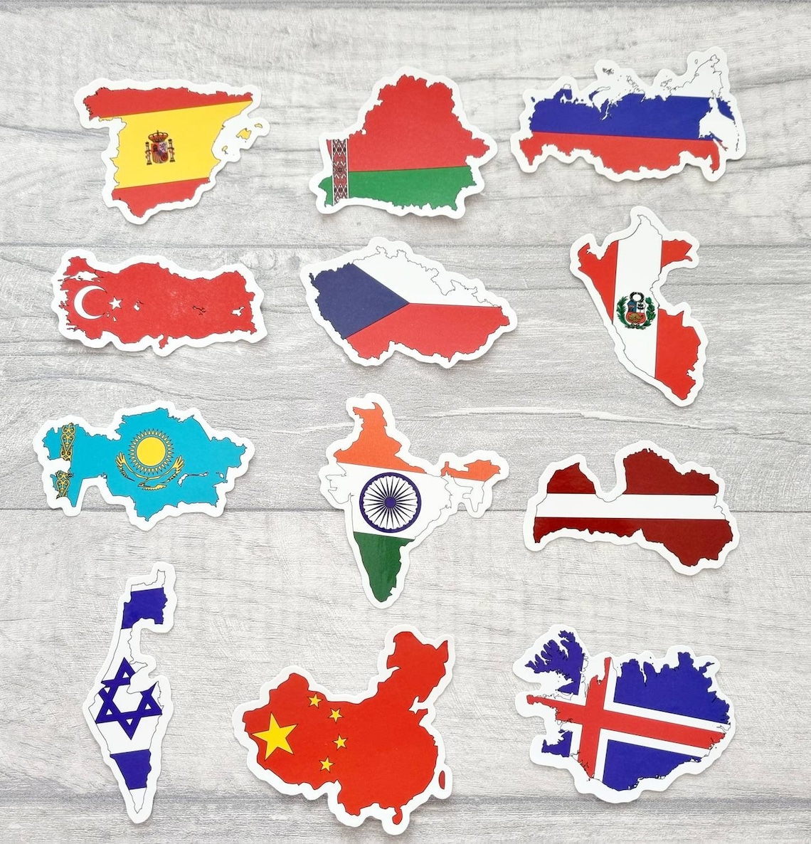 World Countries Stickers 50 Travel/national Flag Large Vinyl - Etsy UK