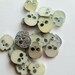 40 Silver Skull Buttons-skeleton Head/skulls Metallic Beads/cabochons ...