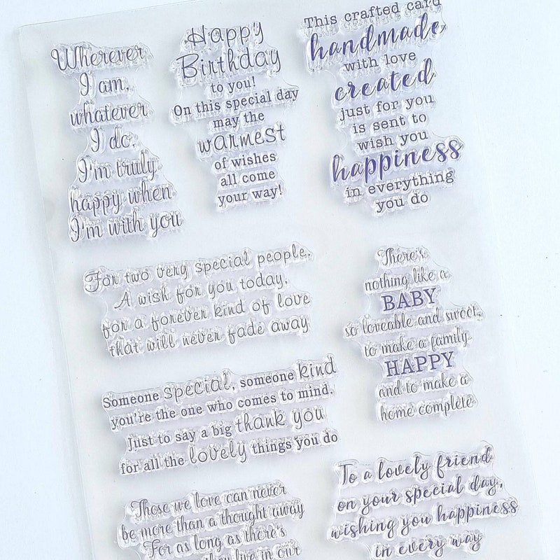 Greeting Card Stamp - Etsy