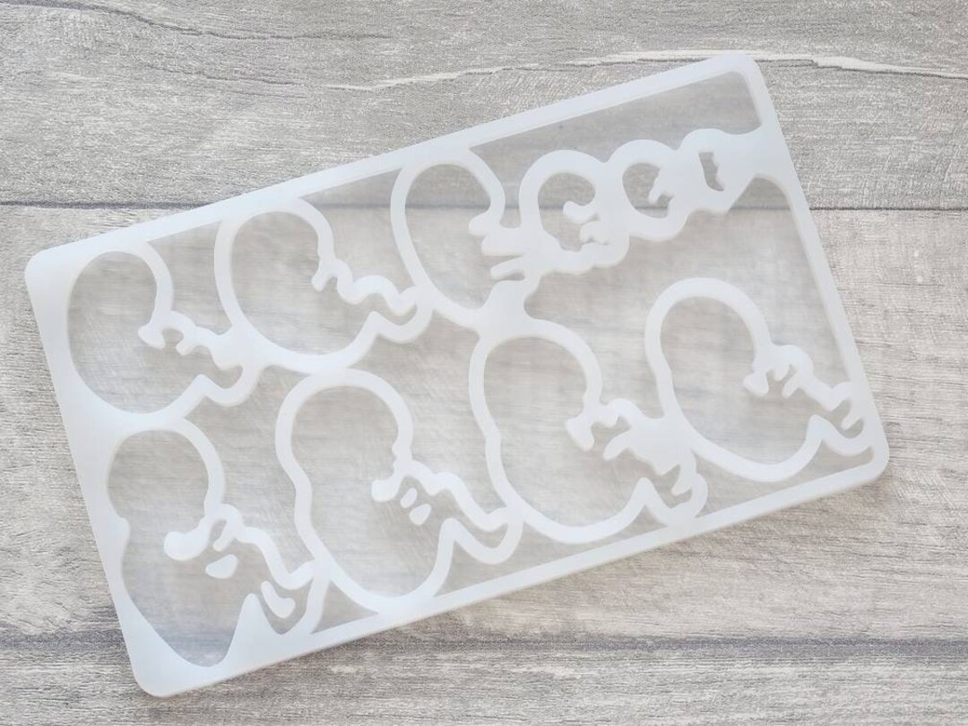 Fetus Resin Silicone Mold, Foetus Stages Silicone Mould, Baby Gestation ...