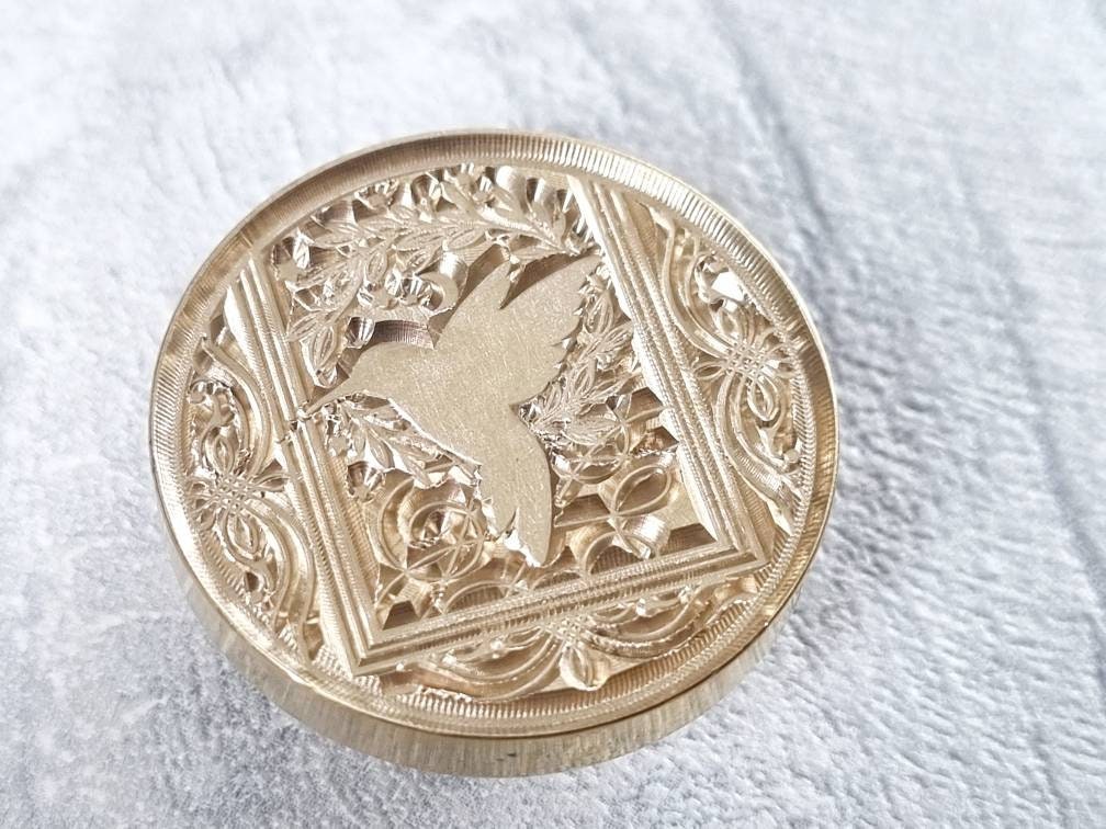 Hummingbird Wax Seal Stamp Metal Head Wax Sealing Beads | Etsy
