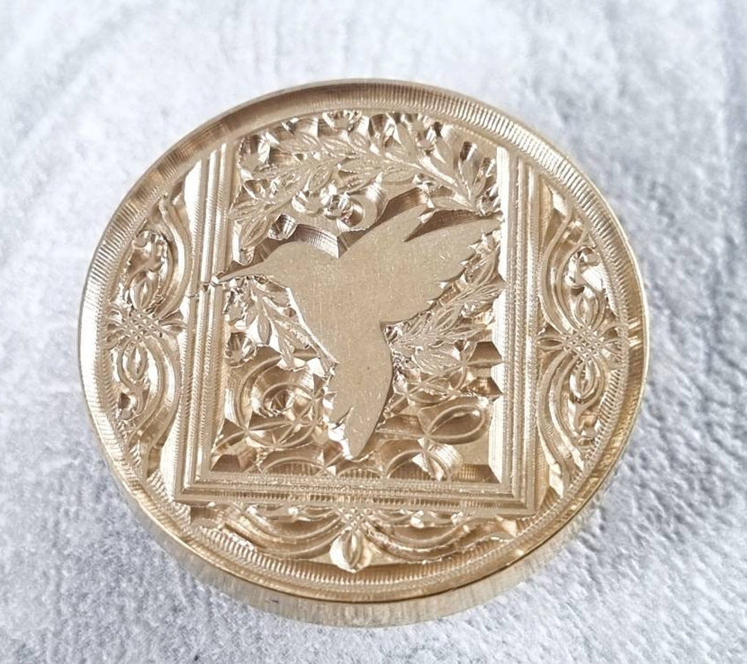 Hummingbird Wax Seal Stamp Metal Head Wax Sealing Beads - Etsy
