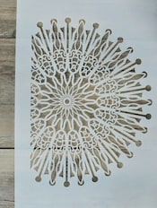 Geometric Fade Pattern Stencil - Etsy Canada