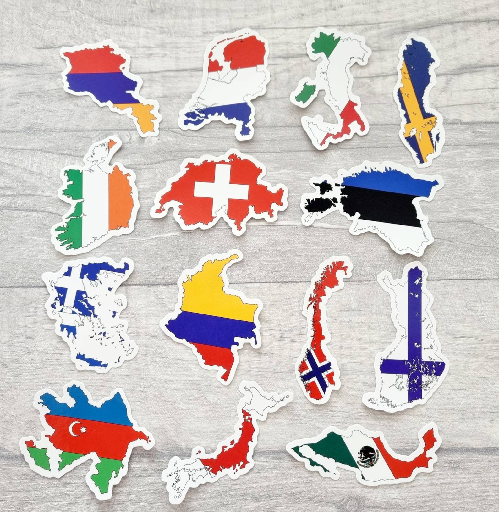 World Countries Stickers 50 Travel/national Flag Large Vinyl - Etsy UK