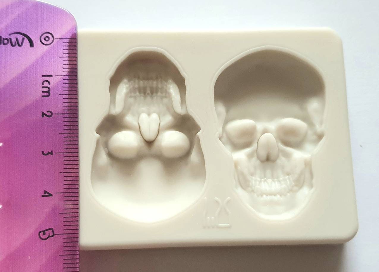 Skull Silicone Mould Resin Skeleton Head Mold | Etsy