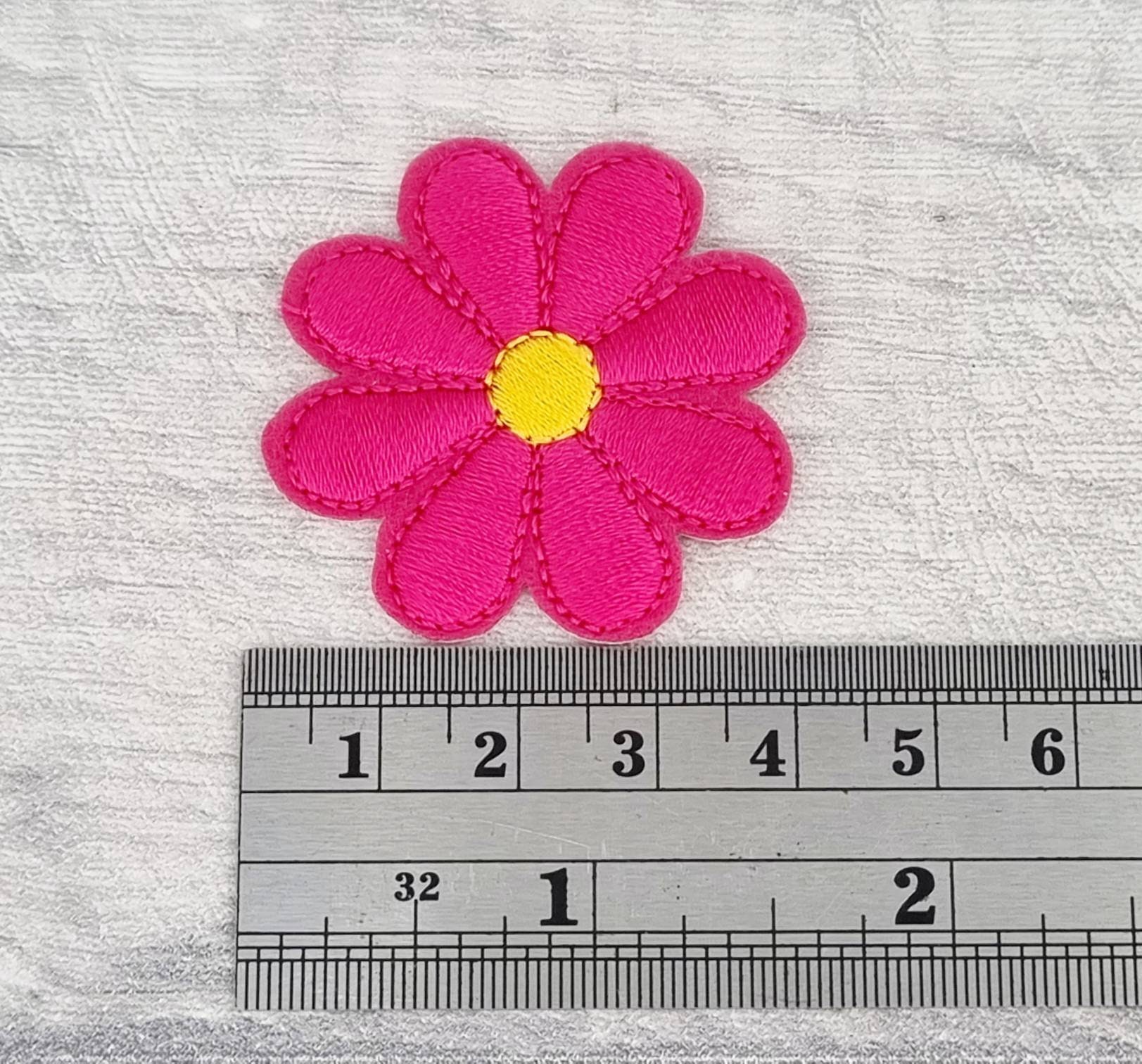 Flower Iron on Patch 2/5/10/20 45mm Flowers Sew on Patches - Etsy