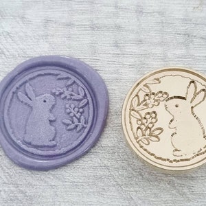 Easter Bunny Wax Seal Stamp, Cute Rabbit Wax Beads Sealing Stamper ...