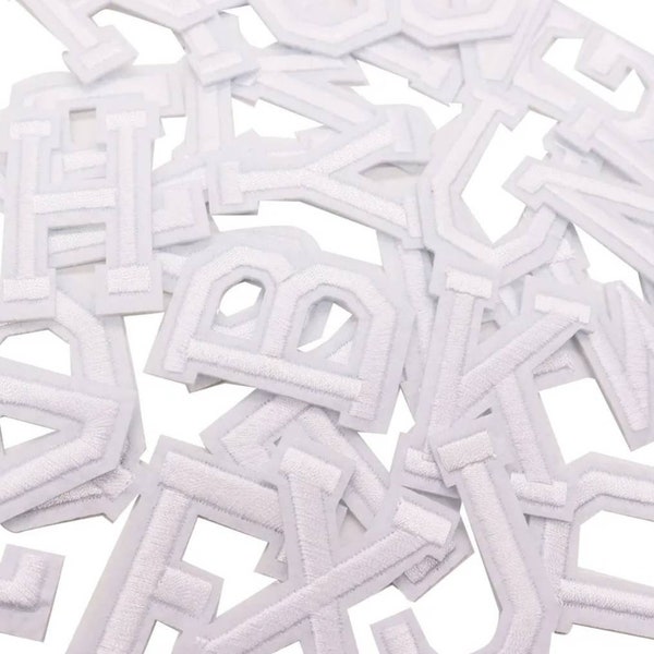 White Letter Patch - Etsy