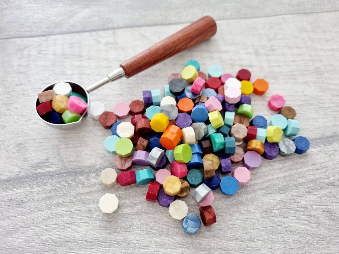 25-100 Wax Seal Beads, Stamp Seals Sealing Wax, Metallic Matte Mix ...