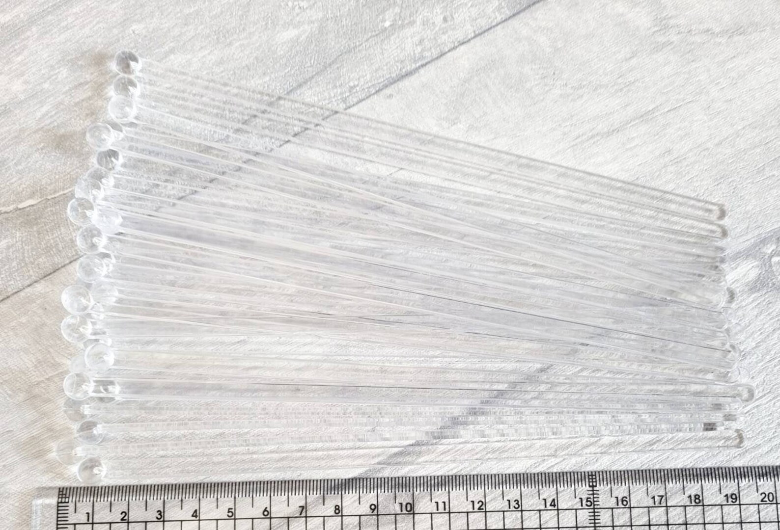 30 Resin Stirrers Cake Topper Flat Sticks Clear Transparent - Etsy UK