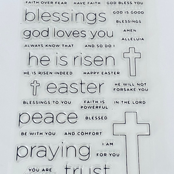 Christian Rubber Stamps - Etsy