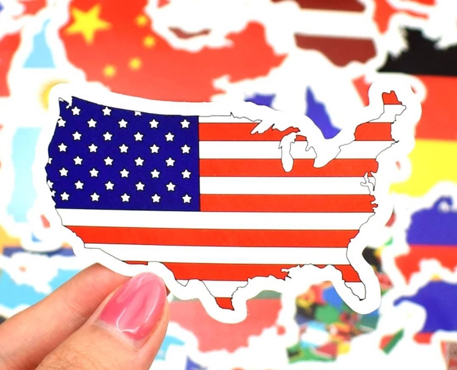 World Countries Stickers 50 Travel/national Flag Large Vinyl - Etsy UK