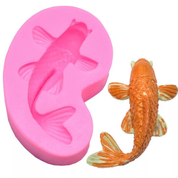 Silicone 3d Koi Fish Molds - Etsy