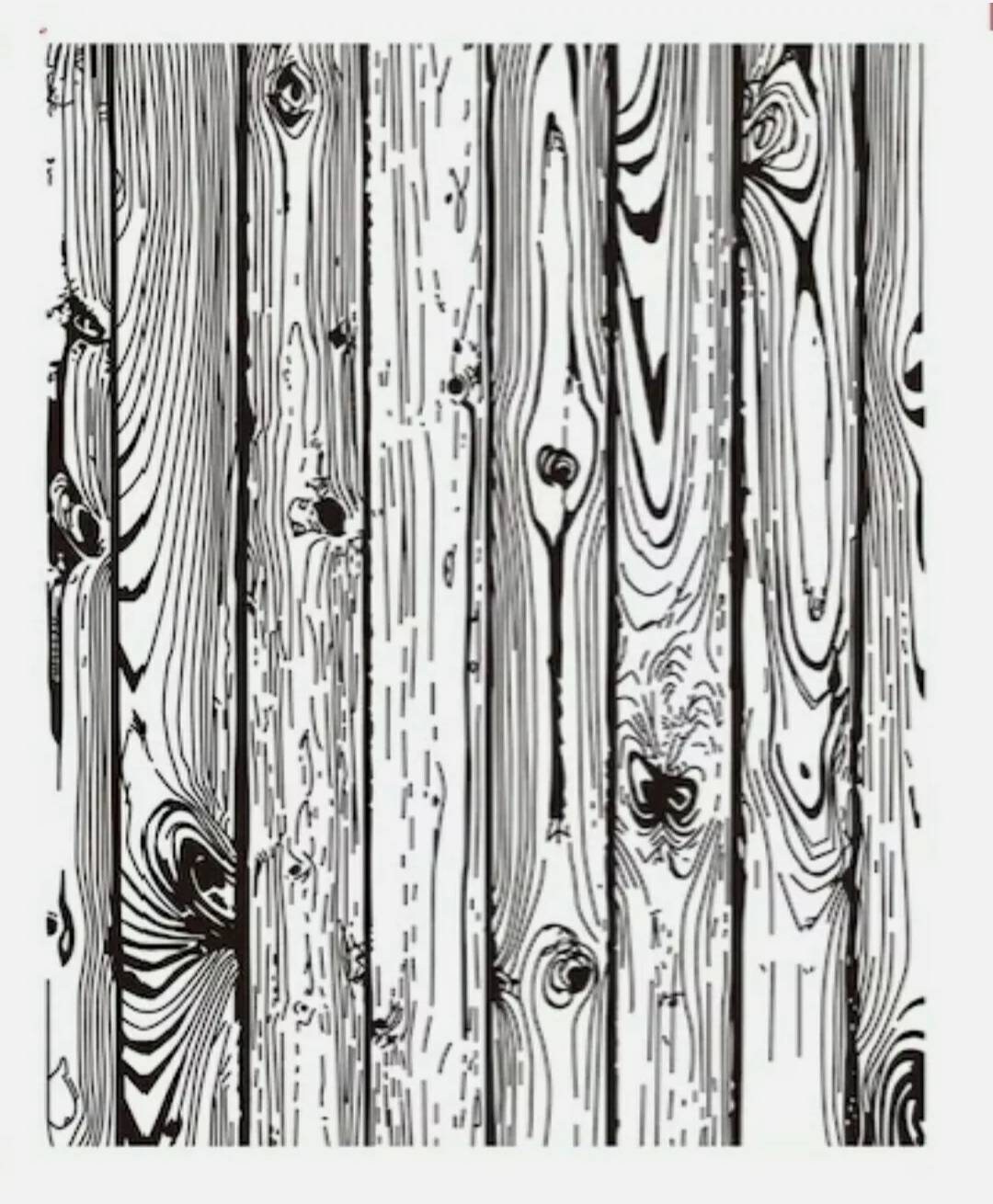 Wood Grain Drawing Background