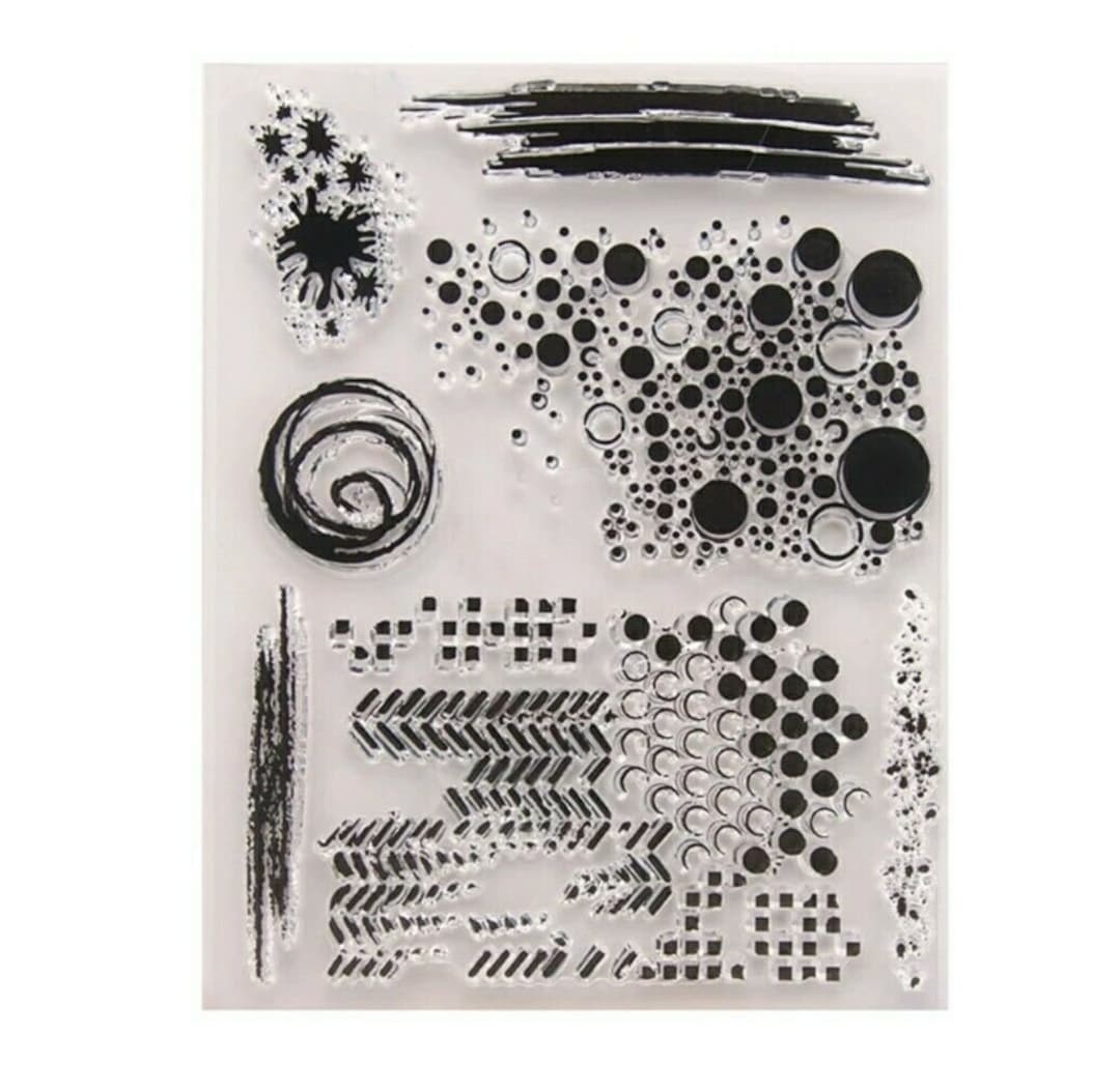 Background Clear Stamps, Texture Stamp Multimedia, Steampunk, Dots ...