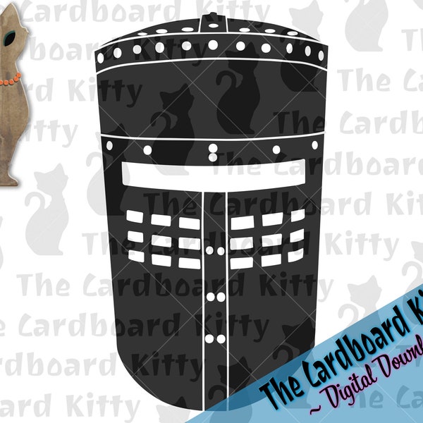 Black Knight Helmet Svg - Etsy