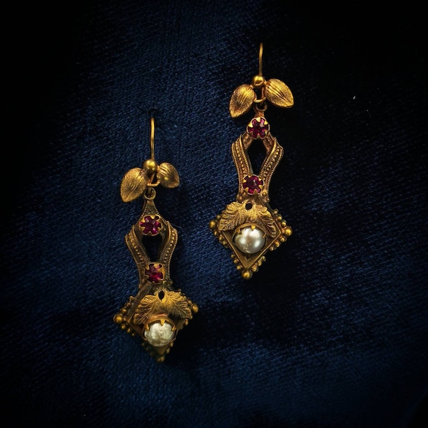 Antique Victorian Earrings - Etsy