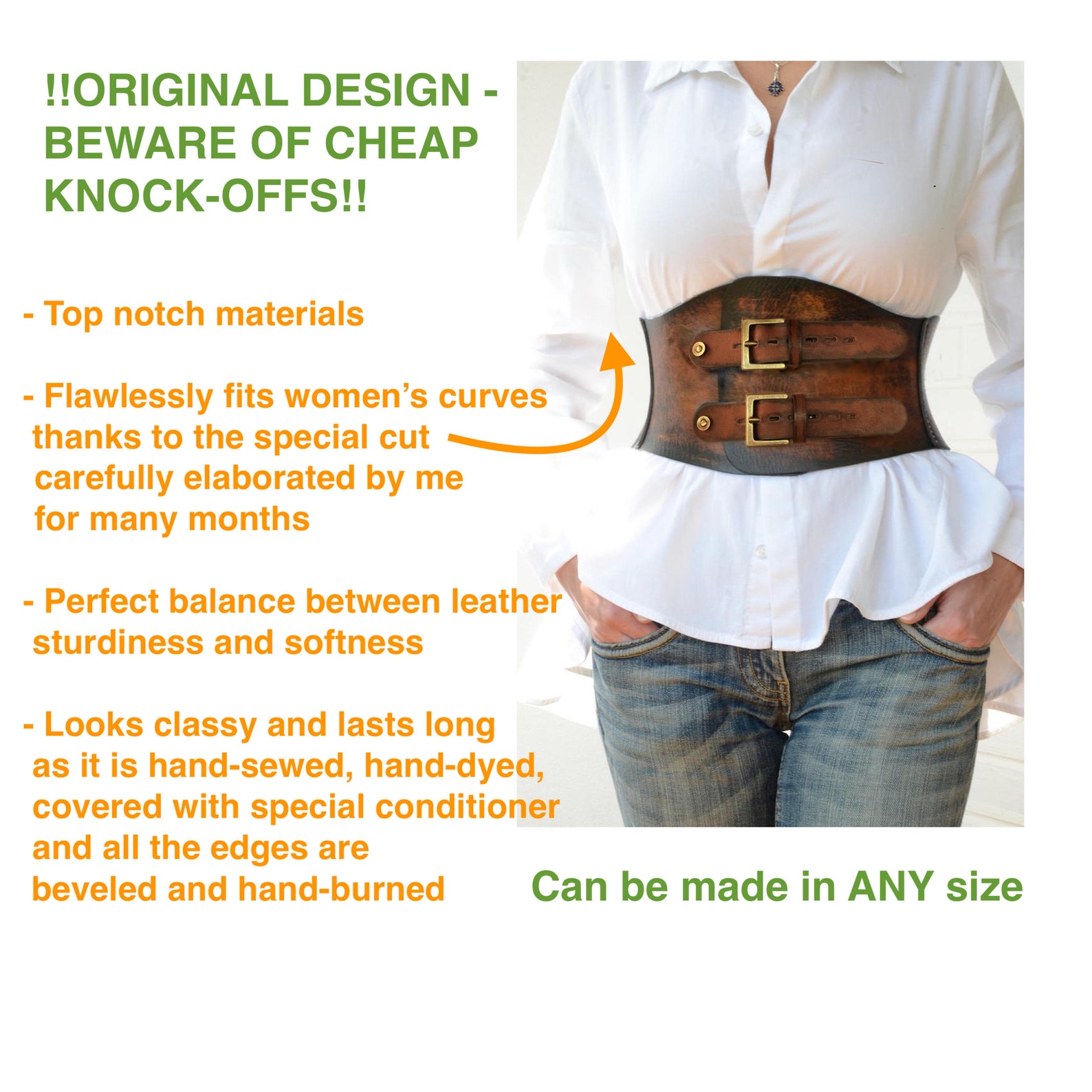 Leather Corset Belt Waist Cincher Waist Belt For Woman Etsy