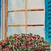 Window Box Floral Watercolor Painting, Watercolor Window Box Wall Art ...