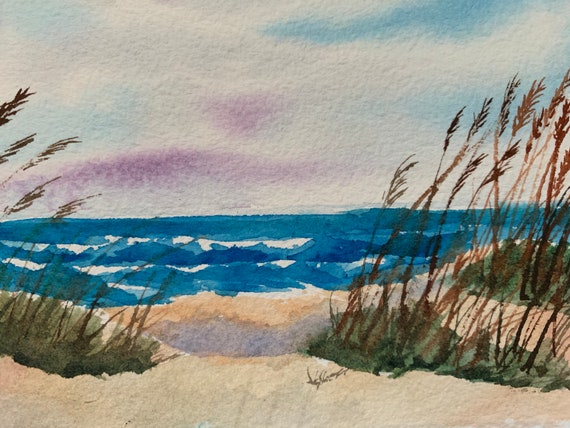 Simple Beach Watercolor