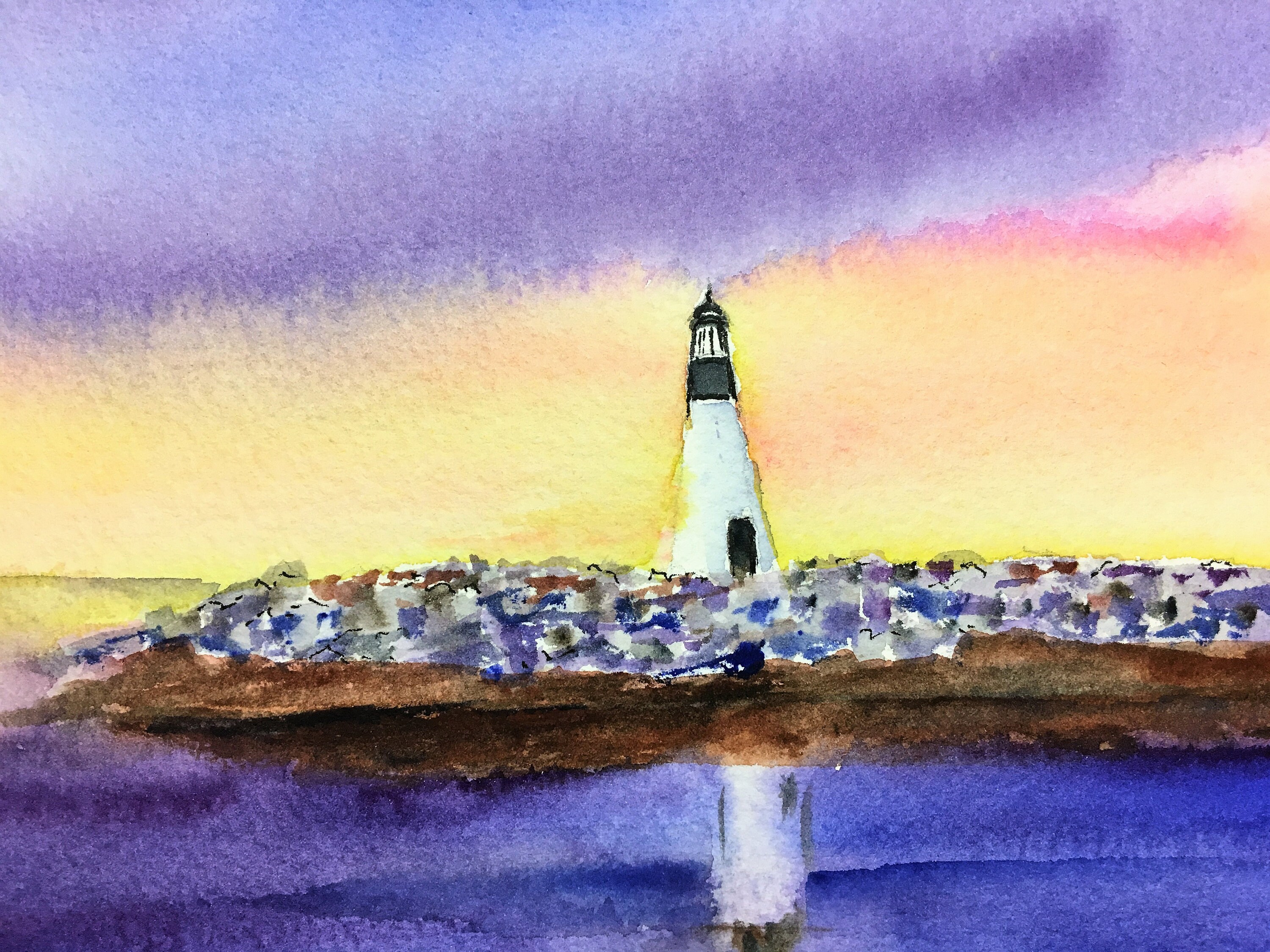 Easy Lighthouse Paintings