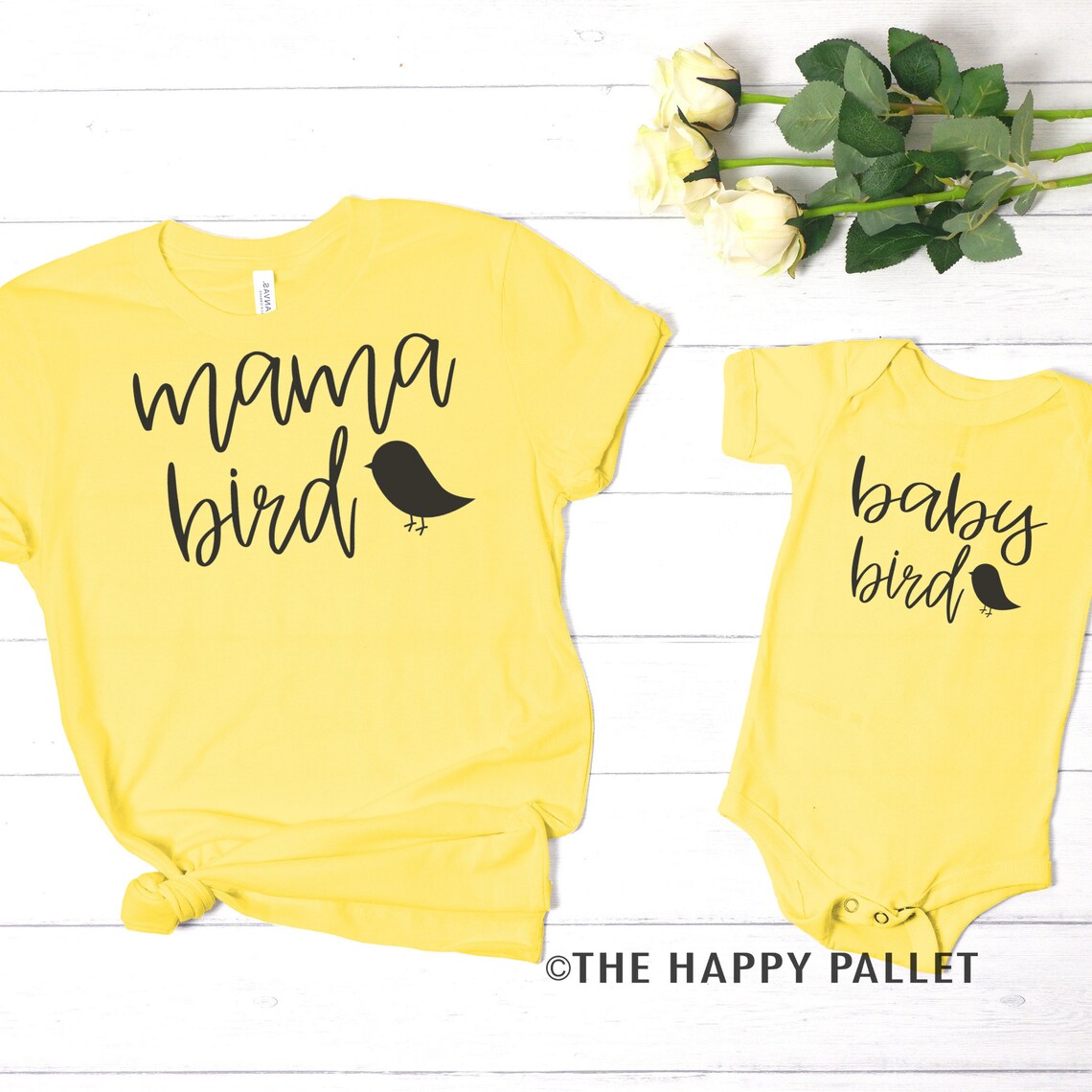 Mama Bird Shirt Baby Bird Shirt Mama and Me Shirts Mommy | Etsy