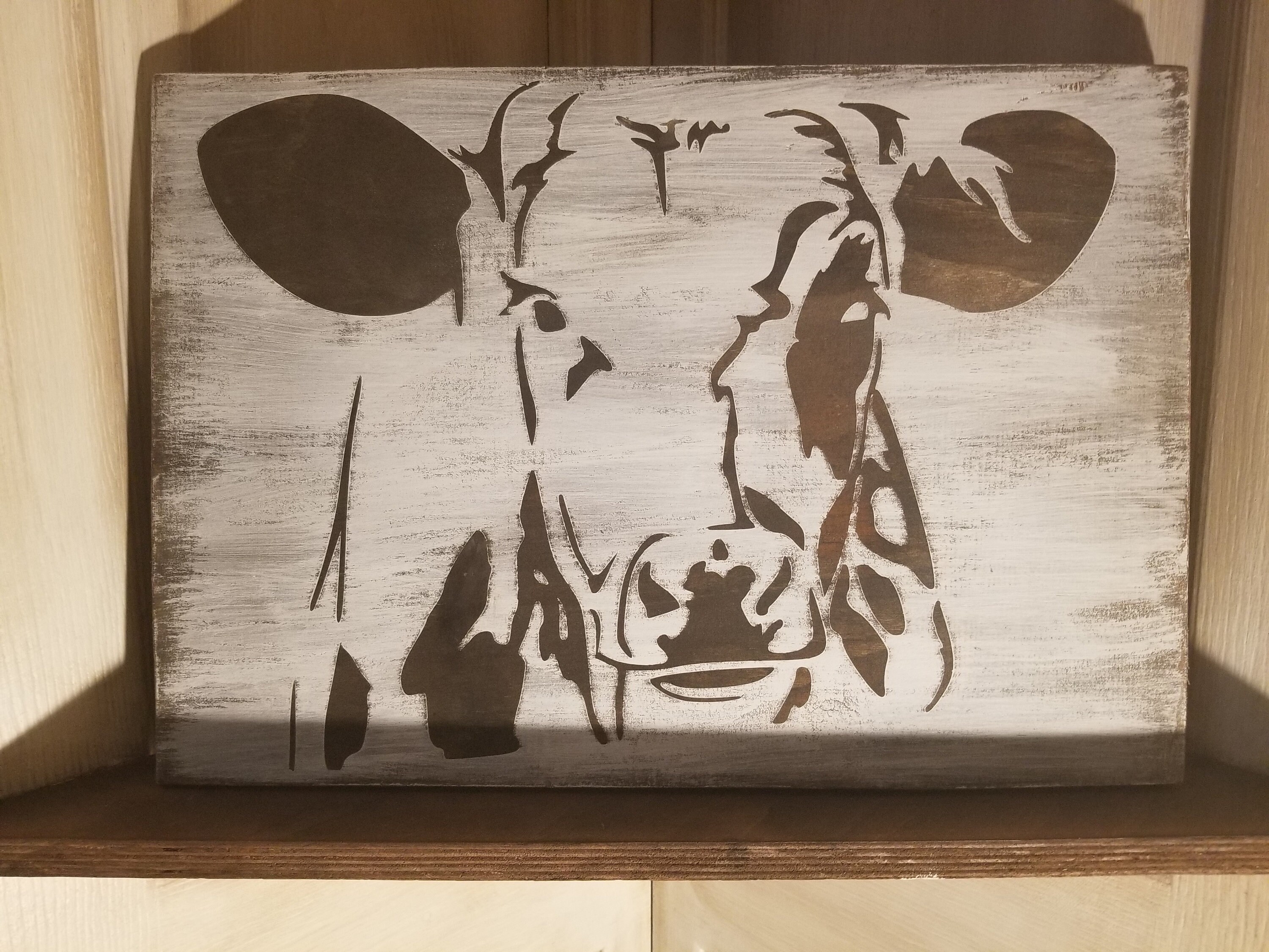Farmhouse Cow Vinyl Decal Cow Decor Cow Art Farm Art Farm | Etsy